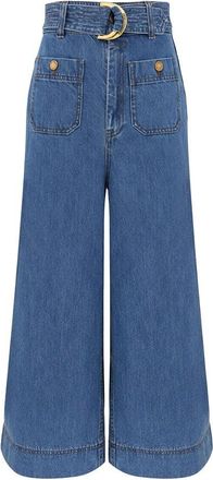 Zimmermann Damen Jeans-Culotte