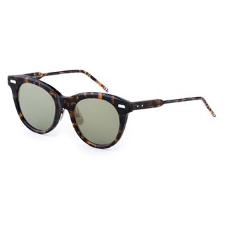 Thom Browne Lunettes de soleil oeil-de-chat en ac&eacute;tate - unisex - Accessoires - Brun - Taille: 49 MM