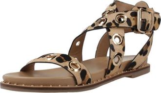 Carmela Femme 162389 Sandales Plates, l&eacute;opard, 38 EU