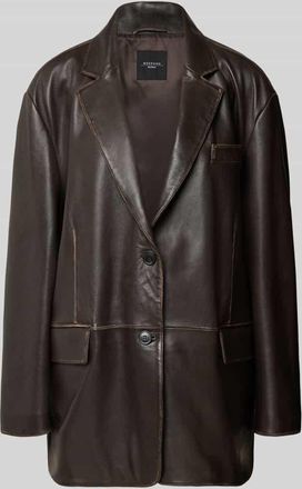 Max Mara Oversized Lederjacke aus echtem Lammleder Modell PILA