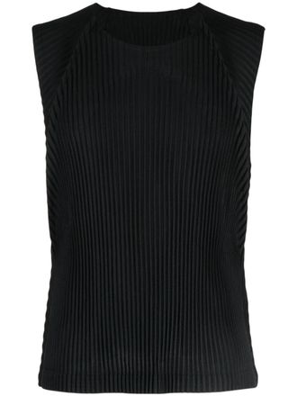 Homme Pliss&eacute; Issey Miyake d&eacute;bardeur pliss&eacute; Mc August - Noir