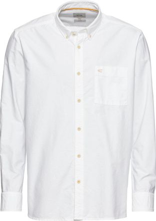 Camel Active Herren Oxford Hemd aus zertifiziertem Organic Cotton Weiß, Menswear-XXL