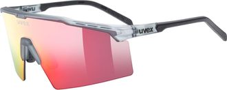 Uvex flowline - Sportbrille f&uuml;r Damen und Herren - 100% UVA-, B, C Schutz - beschlagfrei - smoke mat - one size