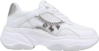 Guess Femme, Chaussures, Blanc, Taille: 35 EU Harpaa Baskets
