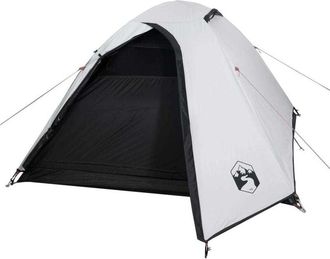 vidaXL Vidaxl - Kuppel-Campingzelt 2 Personen Wei&szlig; Dunkel Wasserdicht