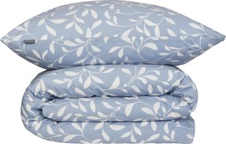 Schiesser Bettwäscheset Liliebeth | 2-teilig | Floral | Renforcé | 100% Baumwolle | Oeko-Tex Zertifiziert | Reißverschluss | 135x200cm + 80x80cm | Hellblau