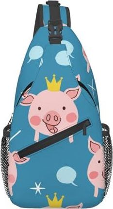 Generic Sac &agrave; bandouli&egrave;re mignon en forme de cochon rose - Sac &agrave; dos de voyage pour homme - Sac &agrave; dos de randonn&eacute;e
