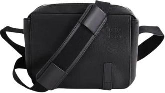 Loewe Pre-owned Messager militaire XS - Homme - Pre-owned - Noir - Taille: ONE Size