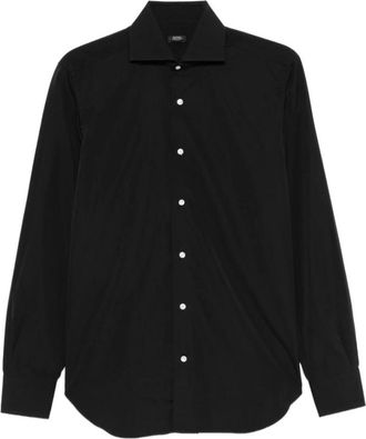 Barba Homme, Chemises, Noir, Taille: 2XL Button Shirt