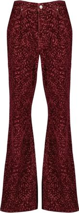 Paco Rabanne Femme, Jeans, Rouge, Taille: W26 Wide Jeans