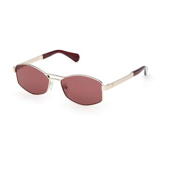Max & Co. Femme, Accessoires, Jaune, Taille: 55 MM Lunettes de soleil Mo0139