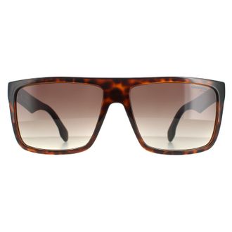 Carrera rectangle unisexe Havana mat