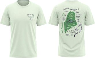 CHESAPEAKE'S Homme, Tops, Vert, Taille: XL T-shirt Mc Lightouse