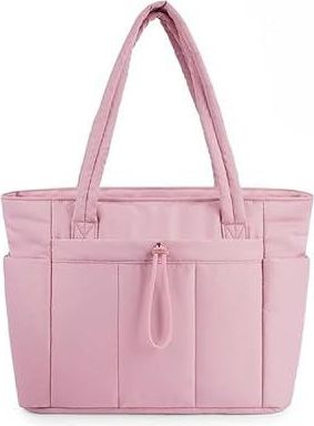 Generic Sac à main fourre-tout simple pour femme, grande capacité, sac à bandoulière décontracté, plusieurs poches avec fermeture éclair, idéal pour un usage 