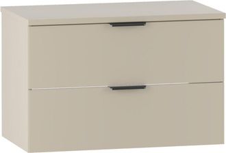 Badplaats Waschbeckenunterschrank Pyra 80 x 46 cm Cashmere - H&auml;ngender Bad