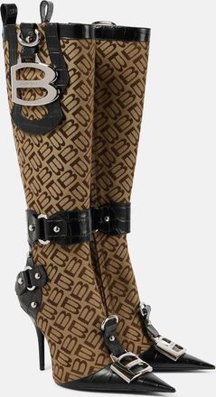 Balenciaga Stiefel Essex mit Leder