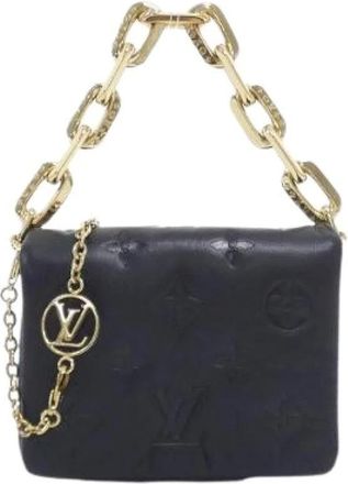 Louis Vuitton Pre-owned Sac banane Coussin en cuir dagneau - Femme - Pre-owned - Noir - Taille: ONE Size