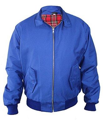 SKYTEX UK Veste Harrington classique / rétro / mode / scooter par Skytexuk - 10 couleurs - Tailles XS - 8XL - Bleu - XXXXXXXXL