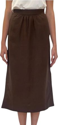 Colmar Femme, Jupes, Brun, Taille: 36 FR Jupe Midi