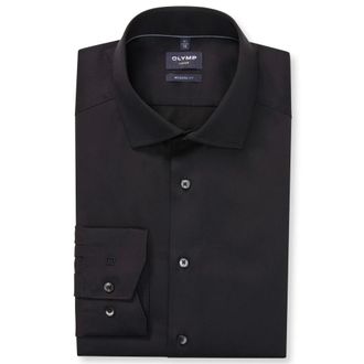 Olymp Olymp, Homme, Chemises, Noir, Taille: 2XL Chemise Business Noire