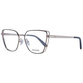 Guess Femme, Accessoires, Noir, Taille: ONE Size Lunettes Optiques Carr&eacute;es Noires pour Femmes