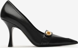 Burberry Escarpins hauts Cotswolds en cuir, Size: 37.5