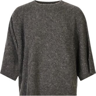 Fabiana Filippi Damen, Strickwaren, Grau, MGr&ouml;&szlig;e