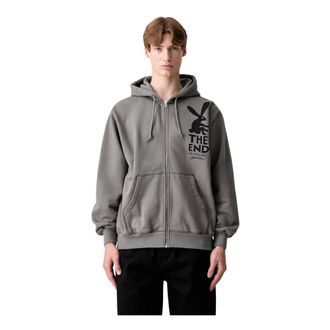 by Parra End The Bunny Zip Kapuzenpullover - - Sweatshirts & Hoodies - Herren - Grau - S
