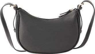 Marco Tozzi Umh&auml;ngetasche MARCO TOZZI, Damen, Gr. B/H/T: 25cm x 15cm x 8,5cm, schwarz, Lederimitat, unifarben, Taschen Umh&auml;ngetasche, Hobo, Umh&auml;ngetasche mit Logo