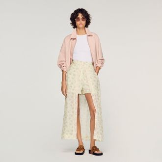 Sandro Langer Blumen-Hosenrock