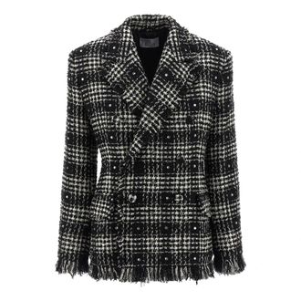 Giuseppe Di Morabito Tweed- und Strass-Blazer - - Jackets - Damen - Mehrfarbig - M