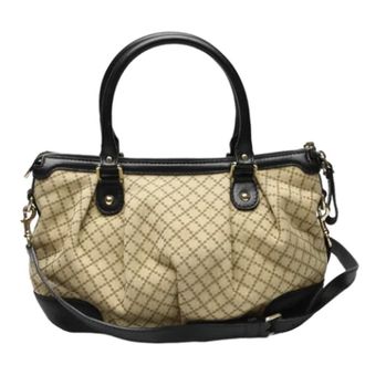 Gucci Pre-owned Toile sacs-gucci - Femme - Pre-owned - Beige - Taille: ONE Size