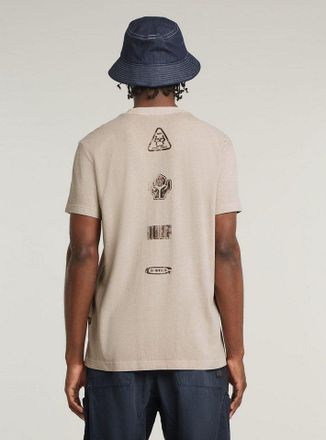 G-Star T-Shirt Shipping Graphic Overdyed T-Shirt