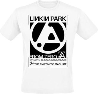 Linkin Park from Zero The Emptiness Block Homme T-Shirt Manches Courtes Blanc XXL