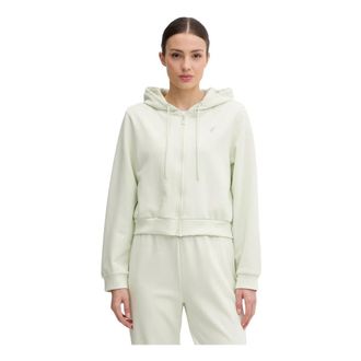Guess Silvy Zip-through Hoodie - - Sweatshirts & Hoodies - Damen - Gr&uuml;n - XL