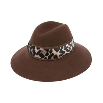 Borsalino Claudette Wollhut - - Accessories - Damen - Braun - M