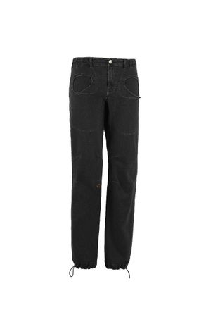 E9 Herren Hose aus Baumwolle Klettern Life Stayl Rondo Denim 2.3 - Schwarz, Schwarz, S Plus Lungo