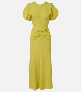 Victoria Beckham Robe midi Bela en cr&ecirc;pe satin