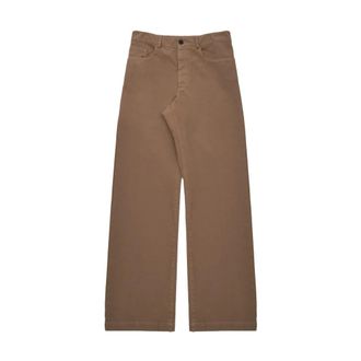 Dries Van Noten Peyter Overdyed Baumwollhose - - Trousers - Herren - Braun - W34