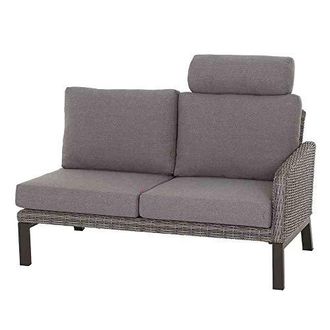 Siena Garden 2er Sofa Links Bellani anthrazit