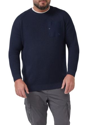 s.Oliver Baumwoll-Pullover mit aufgesetzter Brusttasche