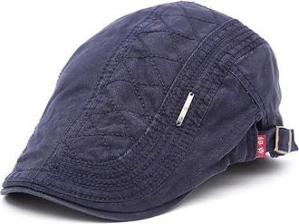 Generic B&eacute;rets en coton for hommes et femmes, casquettes plates d&eacute;t&eacute; dautomne Pour lautomne et lhiver(Blue)