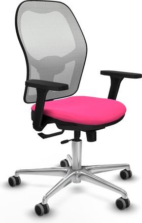 Piqueras y Crespo B&uuml;rostuhl Rosa Jorquera mit 3D-Armlehnen, h&ouml;henverstellbare Lendenwirbelst&uuml;tze, ausgestattet mit Syncro/Traslack und injiziertem Schaumstoff, mit Roll