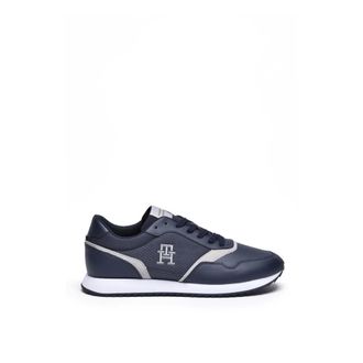Tommy Hilfiger Homme, Chaussures, Bleu, Taille: 48 EU Runner Evo Baskets