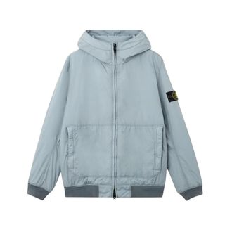 Stone Island Kapuzen-Bomberjacke - - Jackets - Herren - Blau - S