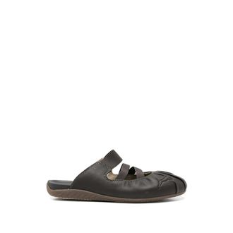 Puma Speedcat Logo-embossed Leather Mules