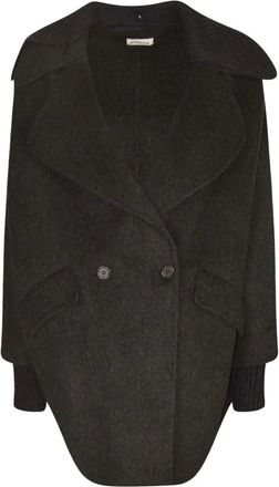 P.A.R.O.S.H. P.a.r.o.s.h., Femme, Manteaux, Gris, Taille: 40 FR Leak Coat