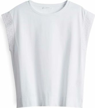 OPUS Sallso T-Shirt - - Tops - Damen - Wei&szlig; - L