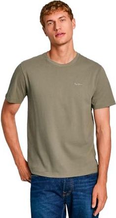 Pepe Jeans London Connor T-Shirt, Vert (Vert Safari), S Homme