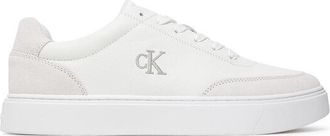 Calvin Klein Sneakers Classic Cups Oxf Tmb Lth-Su Tc HM0HM02354 Wei&szlig;